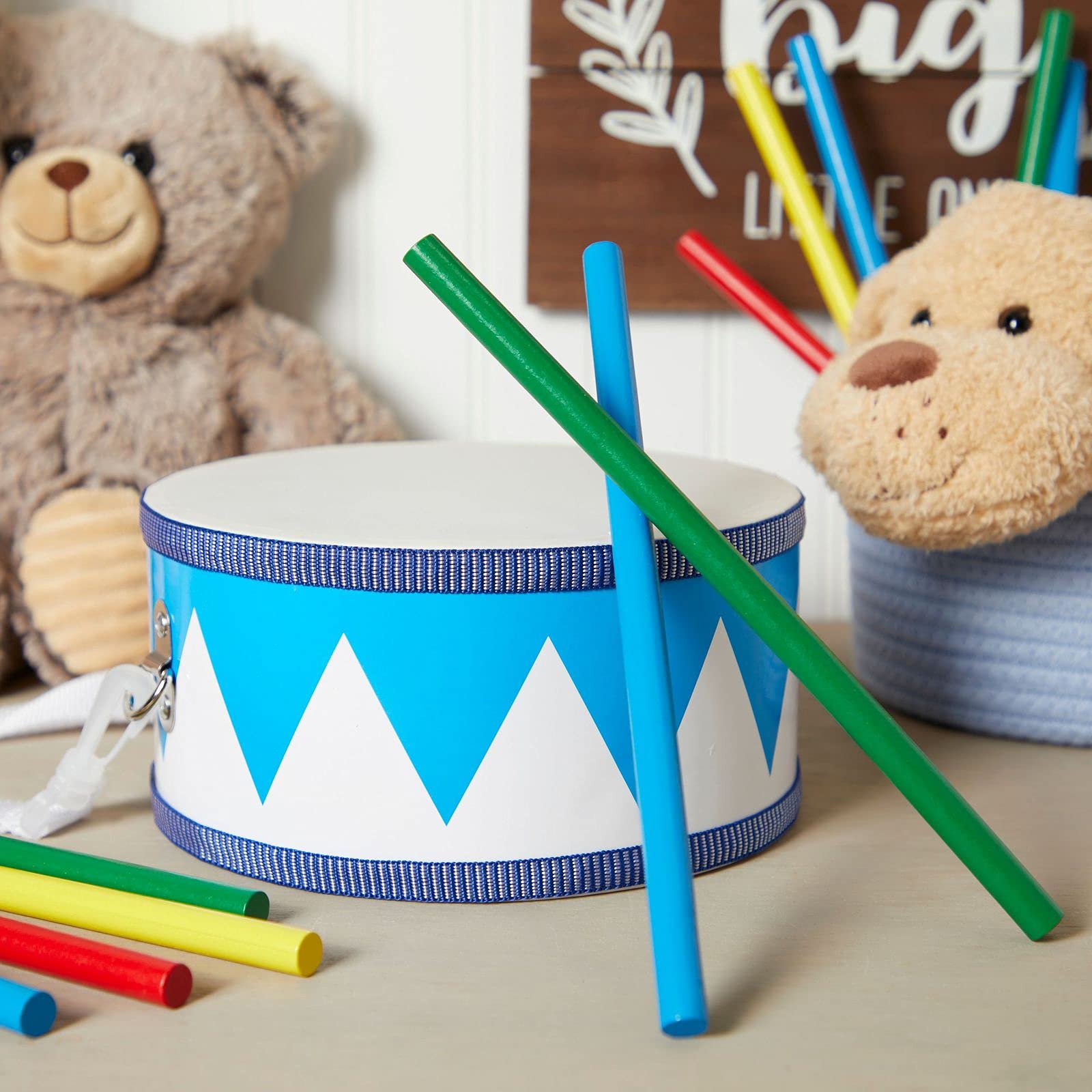 Rhythm Lummi Sticks For Kids, Toddler Music Toys in 4 Colors (10 In, 24 Pieces)
