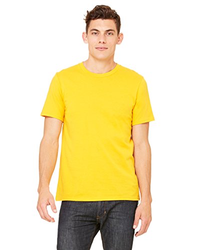 Bella + Canvas Unisex Jersey Short-Sleeve T-Shirt M GOLD