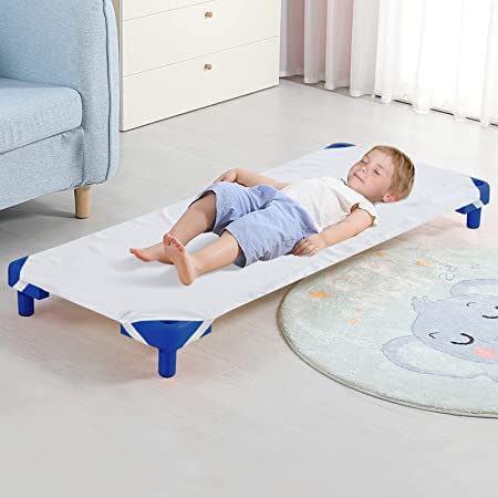 Daycare/Pre-School Cot Sheet for Toddler and Preschool - - with Corner Elastic Loops - Cot Bed Fitted Sheet - Poly Cotton Surface Set of 12 (22" W X 40" L) - Dark Grey Solid