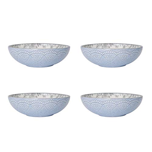Pfaltzgraff Gabriela Gray 16-Piece Stoneware Dinnerware Set, Service for 4 - ,Gabriela Grey