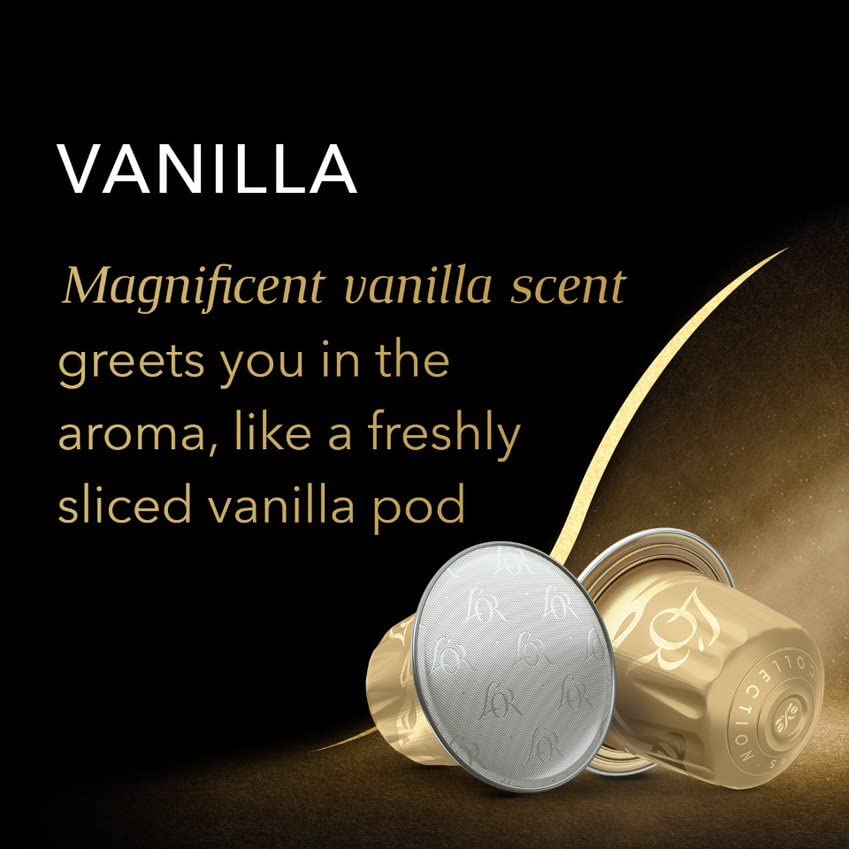 L'OR Espresso Capsules, 30 Count Variety Pack Vanilla/Chocolate/Caramel, Single-Serve Aluminum Coffee Capsules Compatible with the L'OR BARISTA System & Nespresso Original Machines