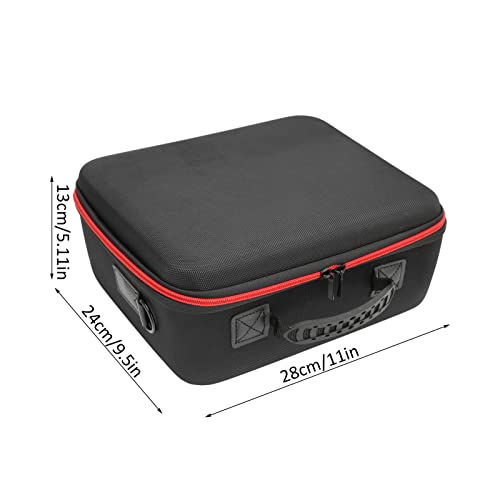 Carrying Case, Shockproof Game Storage Case Portable Foam Padded with Shoulder Strap for Game Console