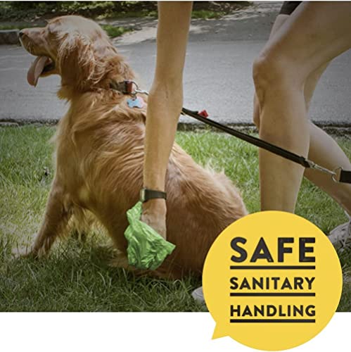 Pets N Bags Dog Poop Bags, Dog Waste Bags, Biodegradable Unscented Refill Rolls, Includes Dispenser