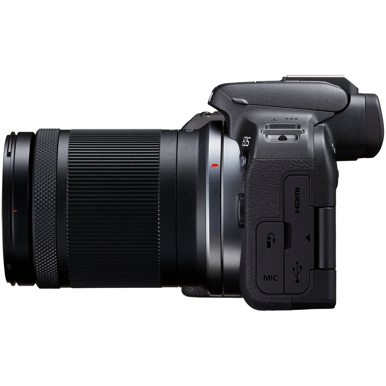 Camera Bundle for Canon EOS R10 Mirrorless Camera with RF-S 18-150mm f/3.5-6.3 is STM, EF 75-300mm f/4-5.6 III Lens, EF-EOS R Lens Adapter + Extra Battery, Pro Microphone + Accessories Kit (Renewed)