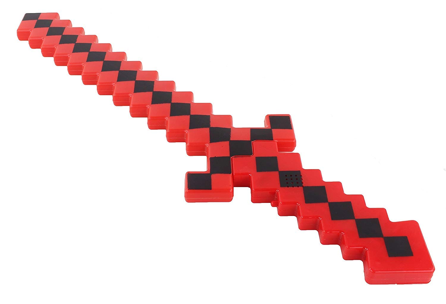 P&F Pack of 4 Light Up Classic Diamond Pixel Sword with Color Led Flashing & Sound