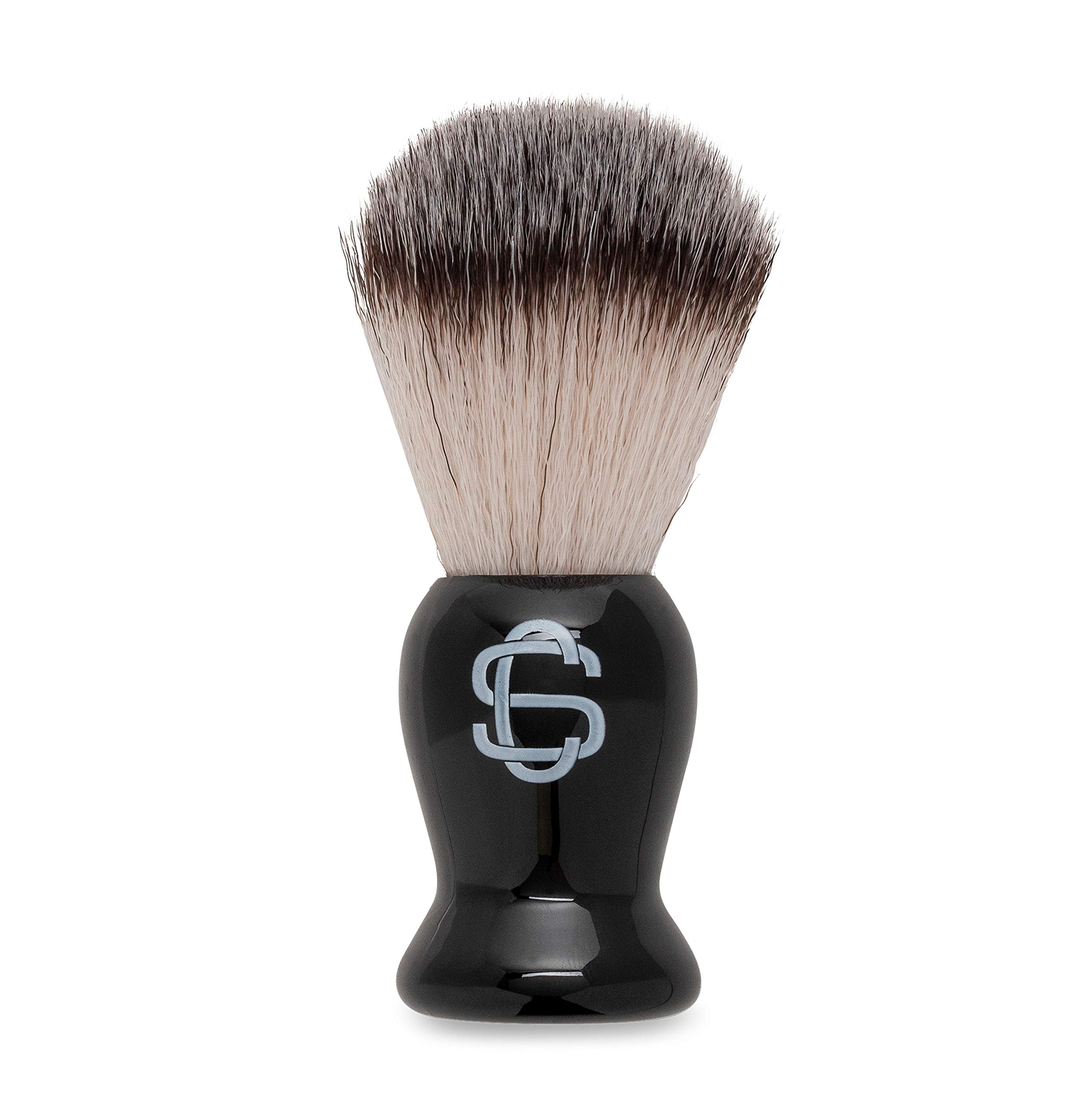 Caliber Shave Co. Travel Wet Shaving Kit | Includes Durable Case With Rotating Stand, Wet Shave Brush Made With Synthetic Material, And Aluminum Shave Bowl With Lid