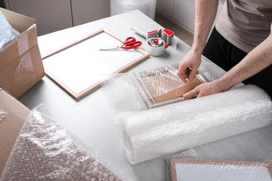 Bubble Cushioning Wrap 12 inch x 36 ft. - 72 Feet Total [2 Rolls of 36 Feet] Bubble Cushioning Wrap for Packing Moving Supplies Perforated Every 12" Amazing For Less (2-Rolls (72 Feet))