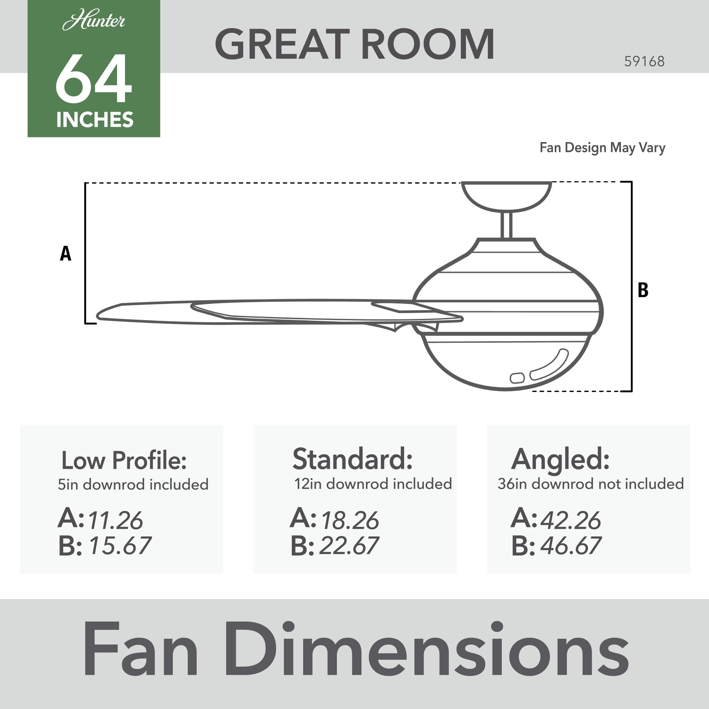 Casablanca Perseus Indoor/Outdoor Ceiling Fan with LED Light and Wall Control