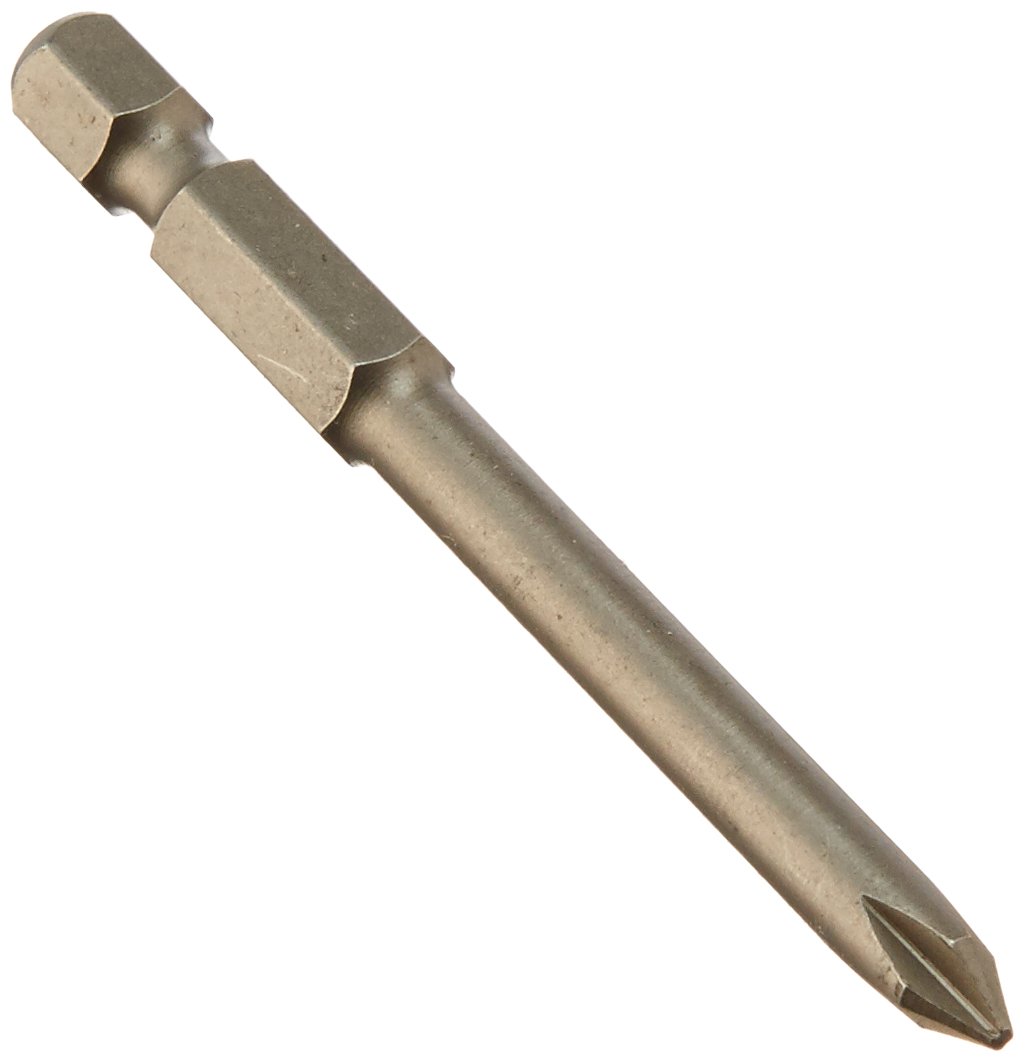Bosch 27363 PH1, 2-3/4-Inch Length, Extra Hard Titanium Dipped Number 1 Phillips Head Power Insert Bit