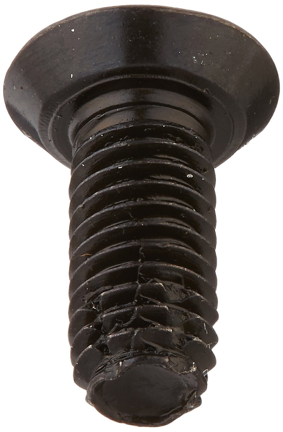 Small Parts 1108FPUB Steel Thread Cutting Screw, Black Oxide Finish, 82 Degree Flat Undercut Head, Phillips Drive, Type F, #10-32 Thread Size, 1/2" Length (Pack of 100)
