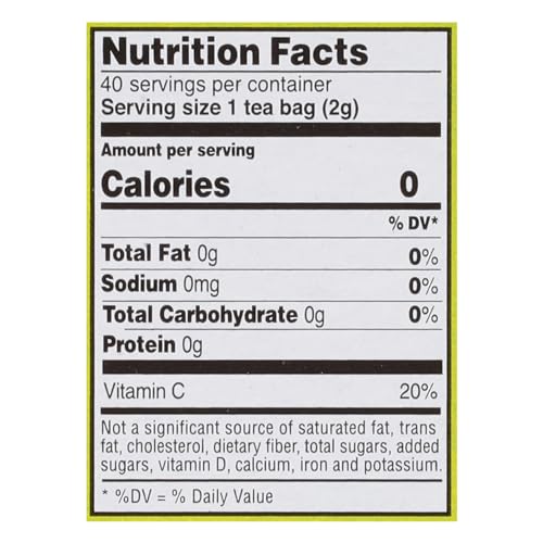 Celestial Seasonings Green Tea, Authentic, Contains Caffeine, 40 Count (Pack of 6) (Packaging May Vary)