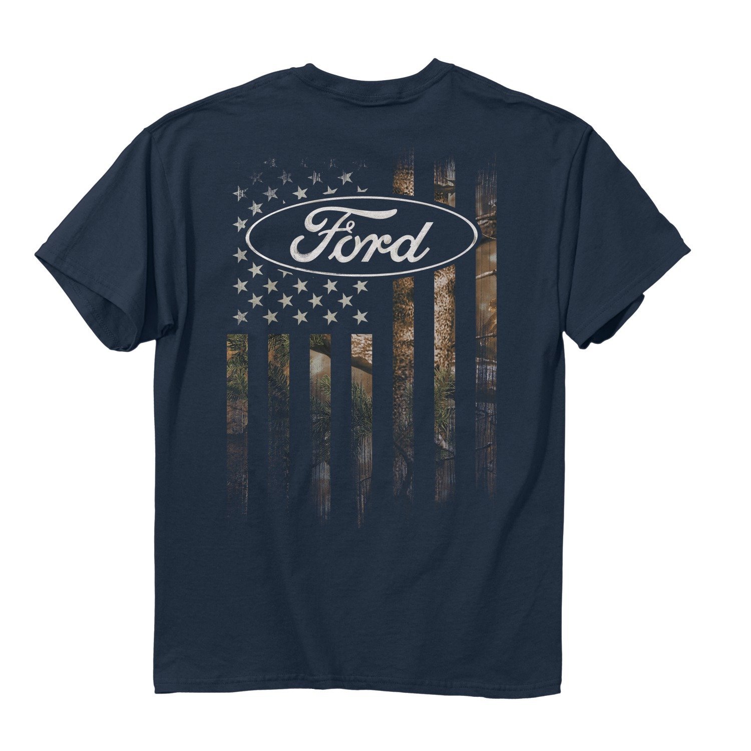 Buck Wear FMC-Camo Accent Flag- Tee Shirt