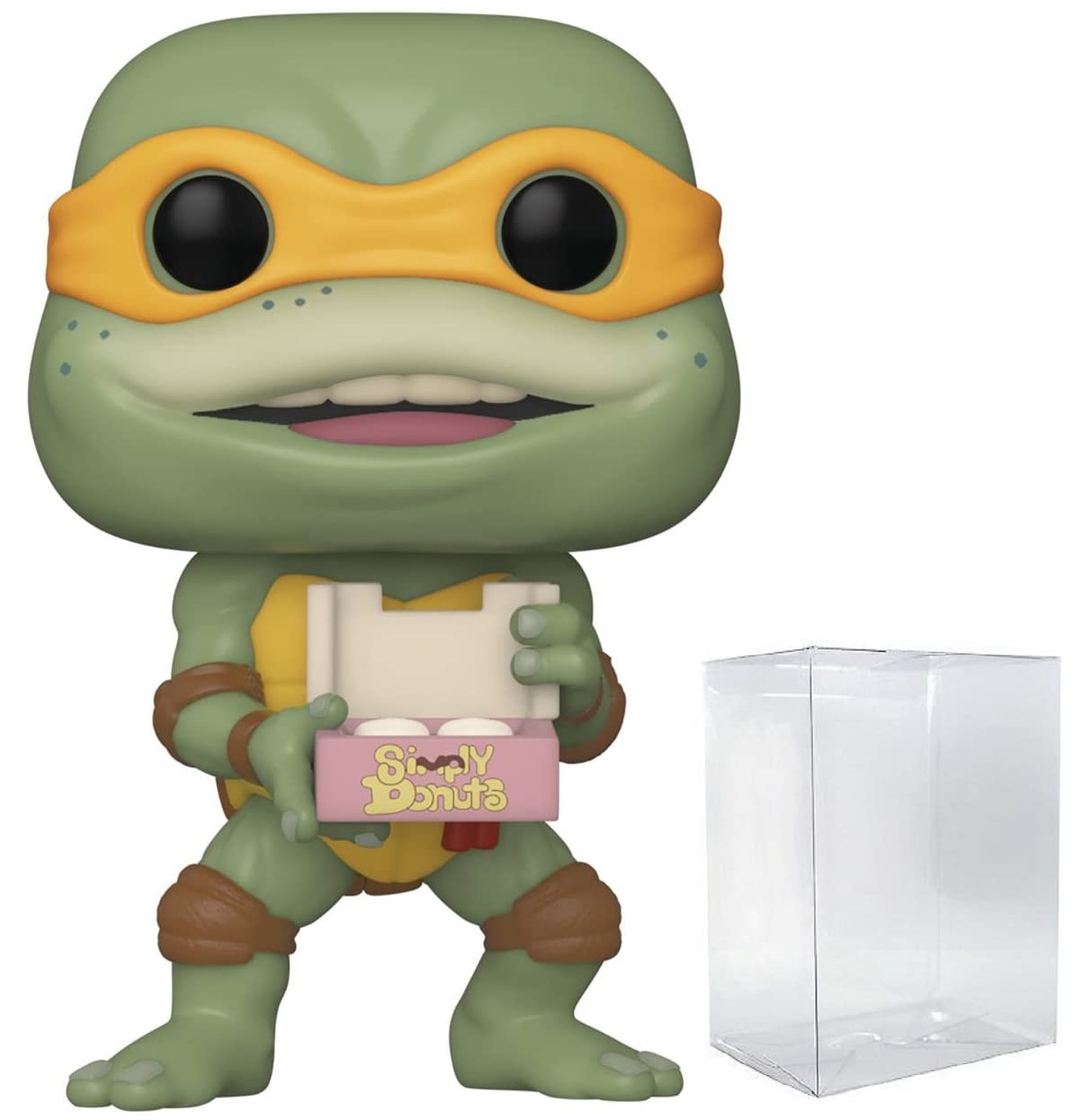 POP Teenage Mutant Ninja Turtles II: Secret of The Ooze - Michaelangelo Funko Pop! Vinyl Figure (Bundled with Compatible Pop Box Protector Case), Multicolored, 3.75 inches