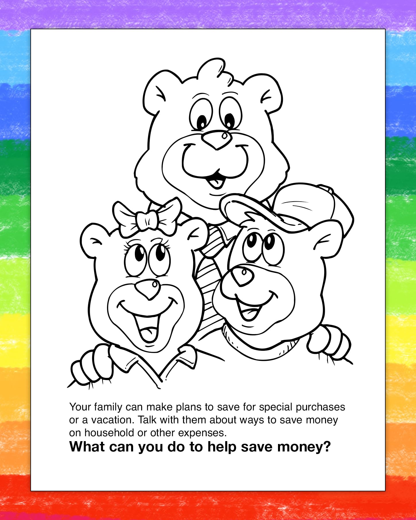 ZOCO - My Favorite Bank - Educational Coloring Books (25 Bulk Pack, with Crayons) - Banking Supplies - Games, Puzzles, Activities - Gifts for Kids