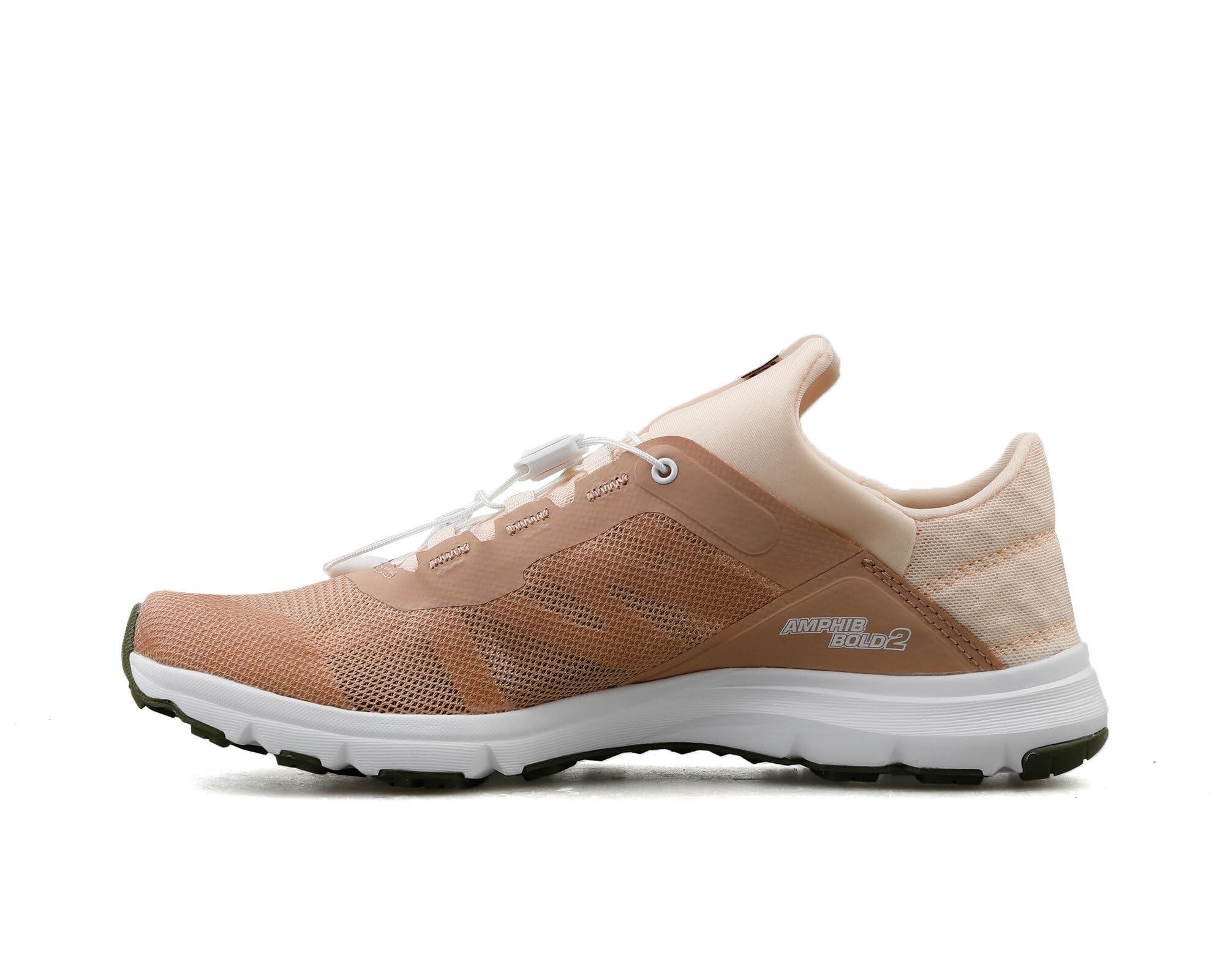 Salomon Amphib Bold 2 Running Shoes for Women Sport Sandal, Sirocco/Sun Kiss/Olive Night, 3.5