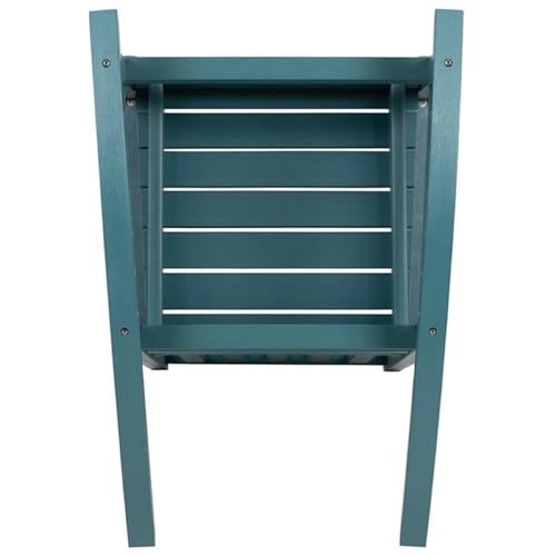 Flash Furniture Winston All-Weather Poly Resin Rocking Chair in Teal