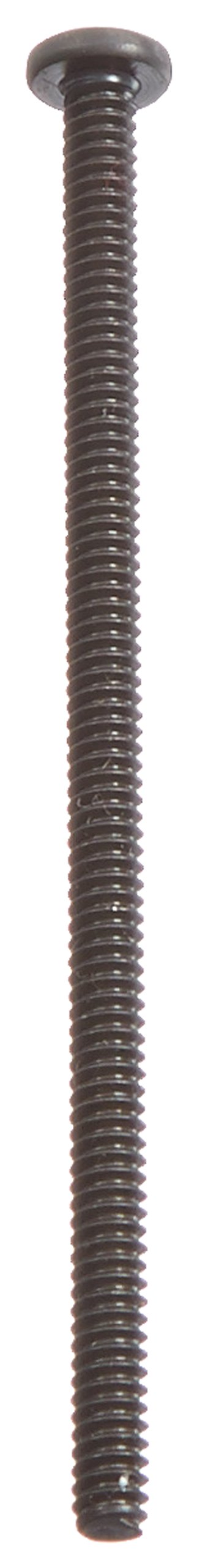 Small Parts Steel Pan Head Machine Screw, Black Oxide Finish, Meets ASME B18.6.3, #2 Phillips Drive, #6-32 Thread Size, 2-3/4" Length, Fully Threaded, Import (Pack of 50)