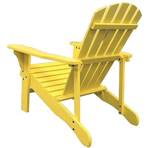 Leigh Country TX 38998 Adult Adirondack Yellow Chair