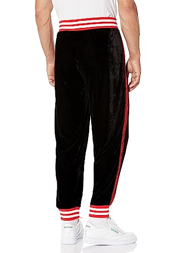 Blizzard Bay Men's Jolly Knits Ugly Christmas Tracksuit, Santa Swag-Black, Medium