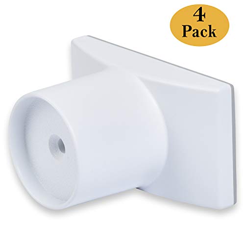 Wall Nanny Extender - 4 Inch Baby Gate Extension Guard (Made in USA) Extends Pressure Mounted Gates - Protects Walls, Stabilizes Gate, for Child, Pet Gate & Dog Gate, Protector Works on Stairs, 4 Pack