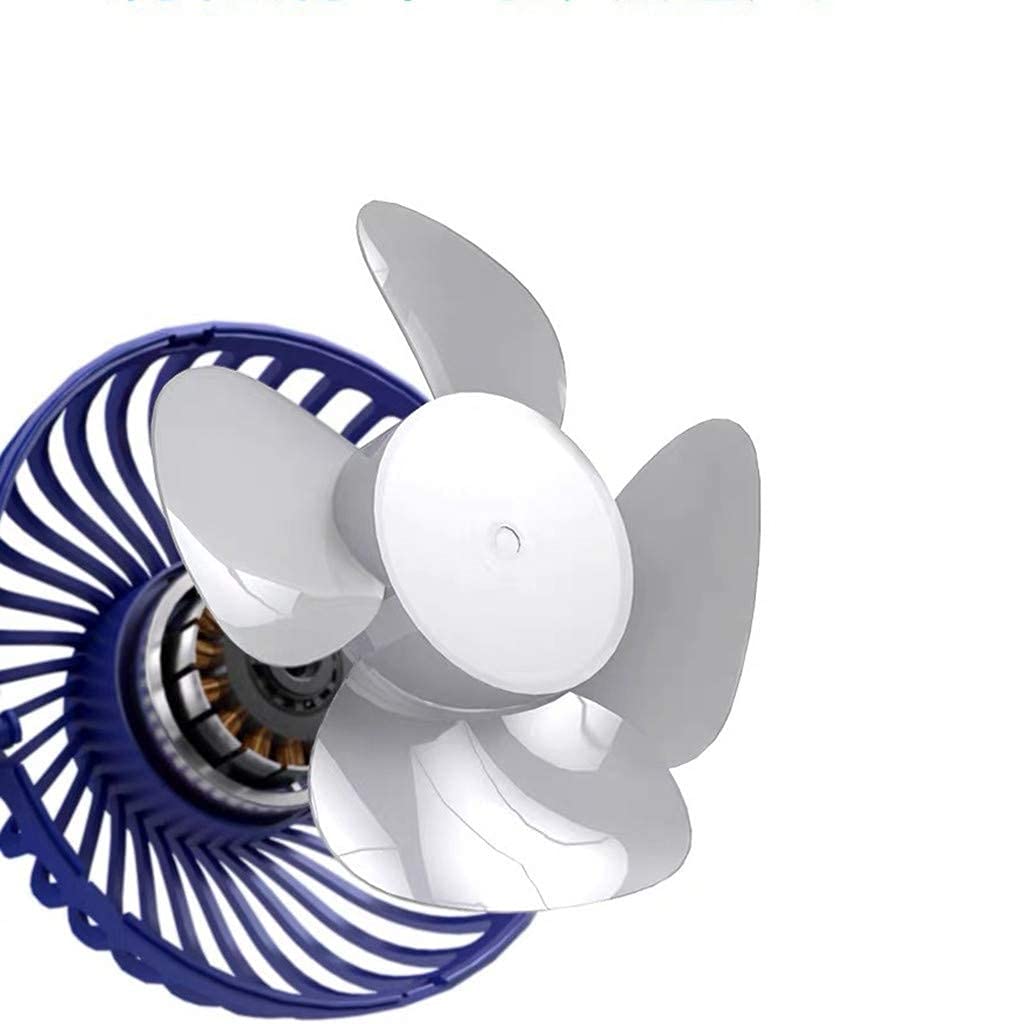 Personal Desk Fan Small Quiet USB Plug in, Mini Portable Table Fans for Sleeping Bedroom Nightstand, 3 Speeds Adjustable, Rotatable, Anti-slip, Fast Cooling for Home Office Dorm Work Travel (Blue)