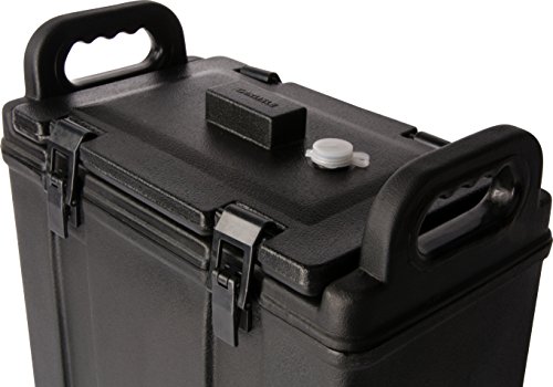 Carlisle FoodService Products Cateraide Insulated Beverage Dispenser with Handles for Catering, Events, Kitchens, And Restaurants, Plastic, 5 Gallons, Black