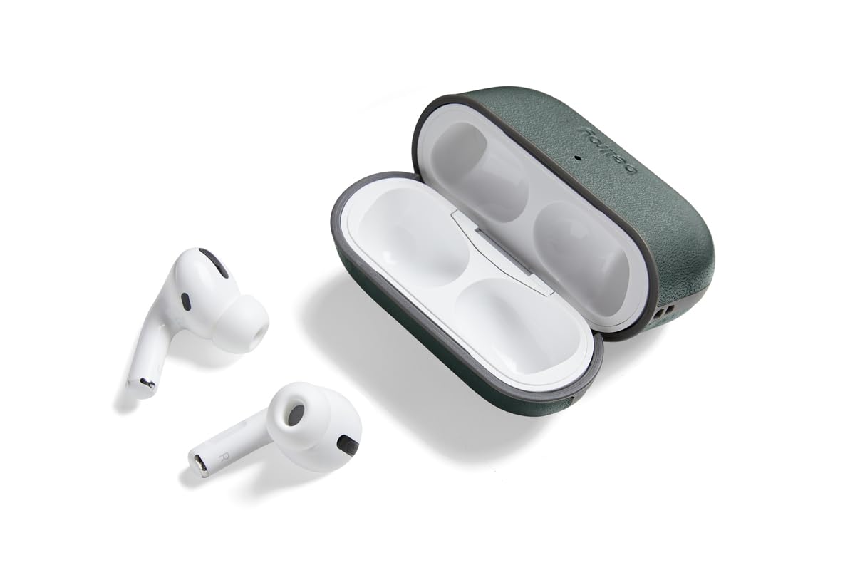 Bellroy Pod Jacket Pro 2nd Generation – (Leather Case for Apple AirPods Pro 2nd Generation) - Everglade