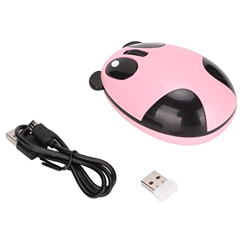 Sanpyl 2.4G Wireless Mouse with Receiver ,1200DPI 3 Buttons USB Port Plug and Play Optical Engine ABS Material Ergonomic Design Mouse for Office