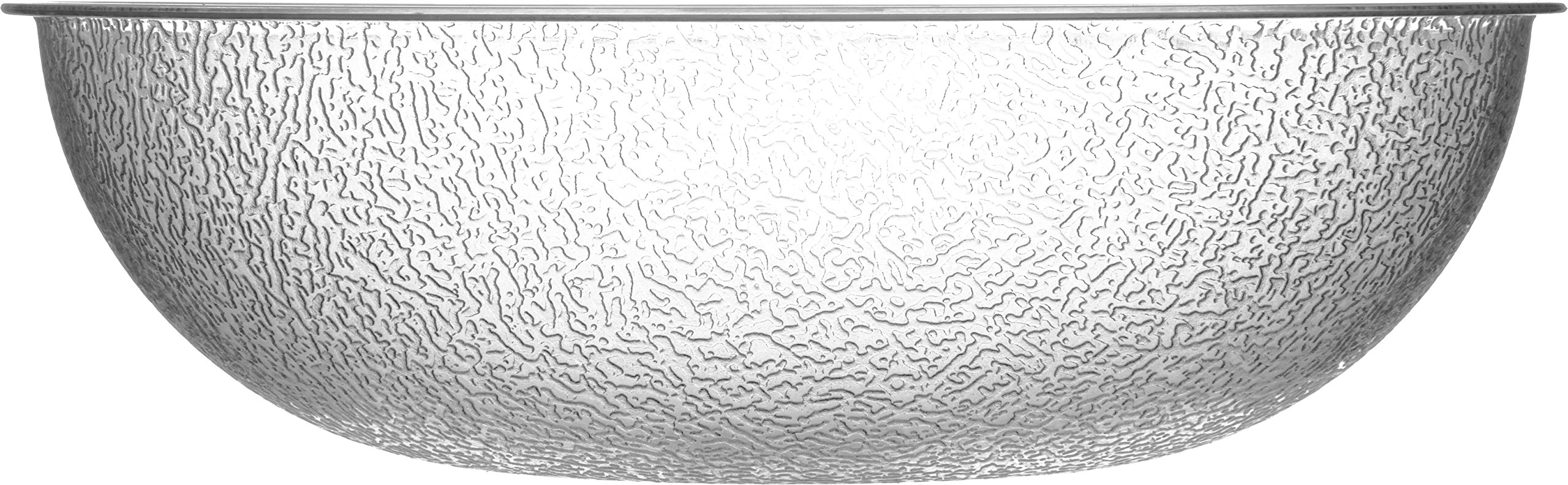 Carlisle FoodService Products 721207 Round Pebbled Salad Serving Bowl, 5.5 Quart, Clear