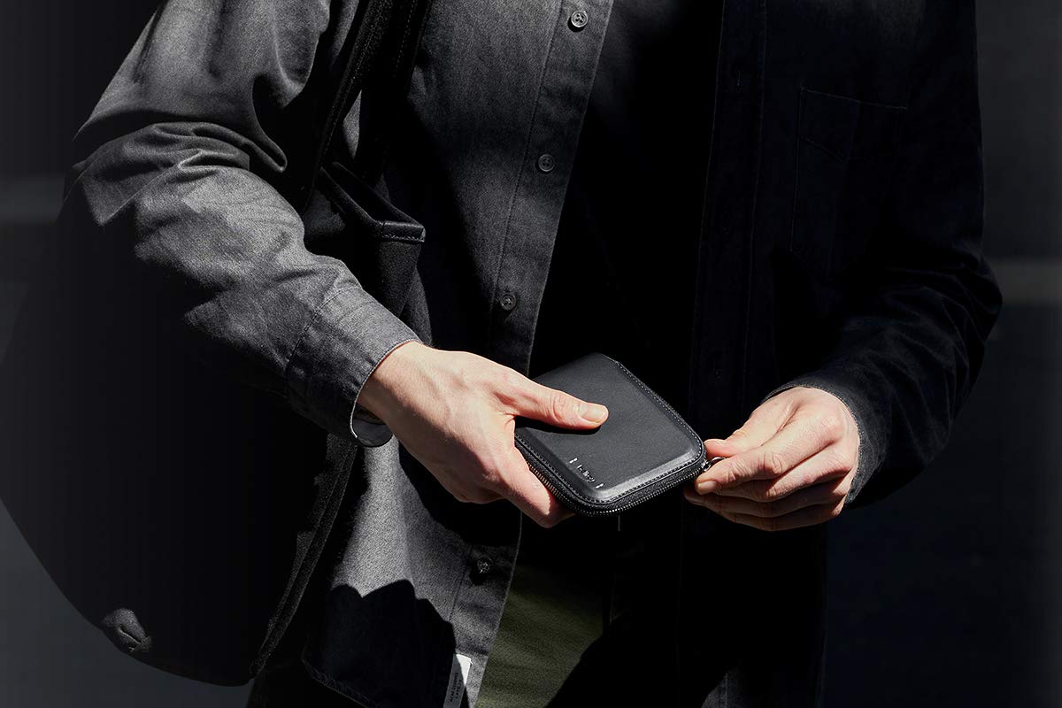 Bellroy Zip Wallet β Premium Edition (Zip leather wallet, coin wallet) - Aragon