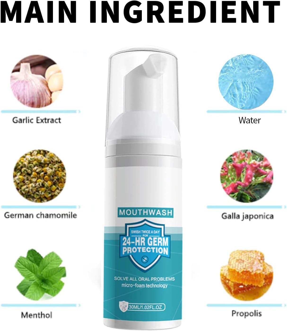 Foam Toothpaste,Whitening Toothpaste,Ultra-fine Mousse Foam Deeply Cleaning Gums,for Deep Cleaning of Gums, Stain Removal & Fresh Breath(2 x 30ml)