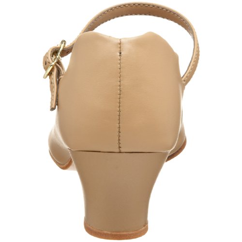 Capezio Women's Jr. Footlight Character Shoe,Caramel,7.5 W US