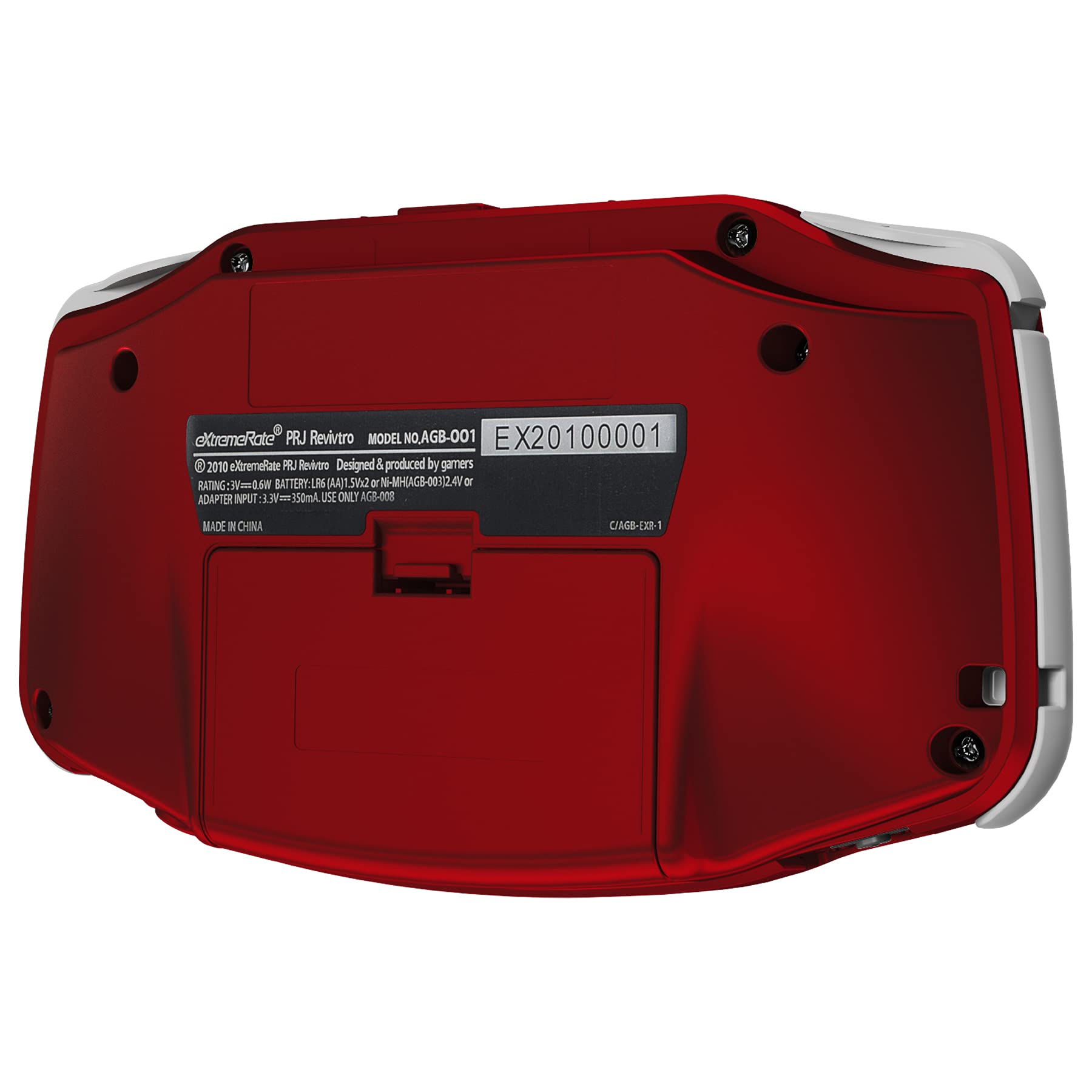 IPS Ready Upgraded eXtremeRate Scarlet Red Soft Touch Replacement Shell Full Housing Cover Buttons for Gameboy Advance GBA – Compatible with Both IPS & Standard LCD –Console & IPS Screen NOT Included