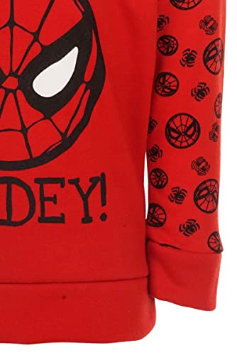 Marvel Avengers Spider-Man Little Boys Pullover Hoodie & Jogger Pants Red 7-8