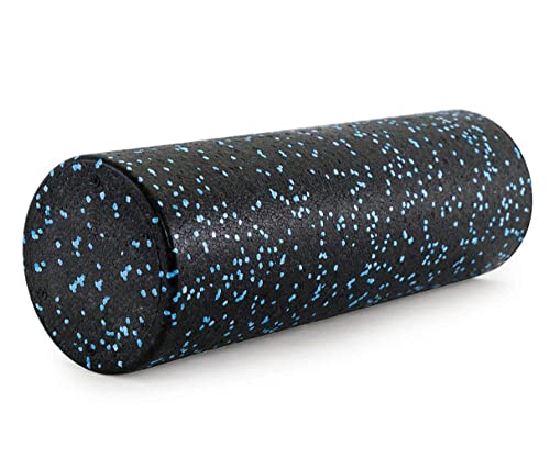 Blue, 12" - Foam Roller, Spotted Foam Roller, High Density Foam Roller for Physical Therapy Exercise Deep Tissue Muscle Massage. hind Legs and Body Rollers