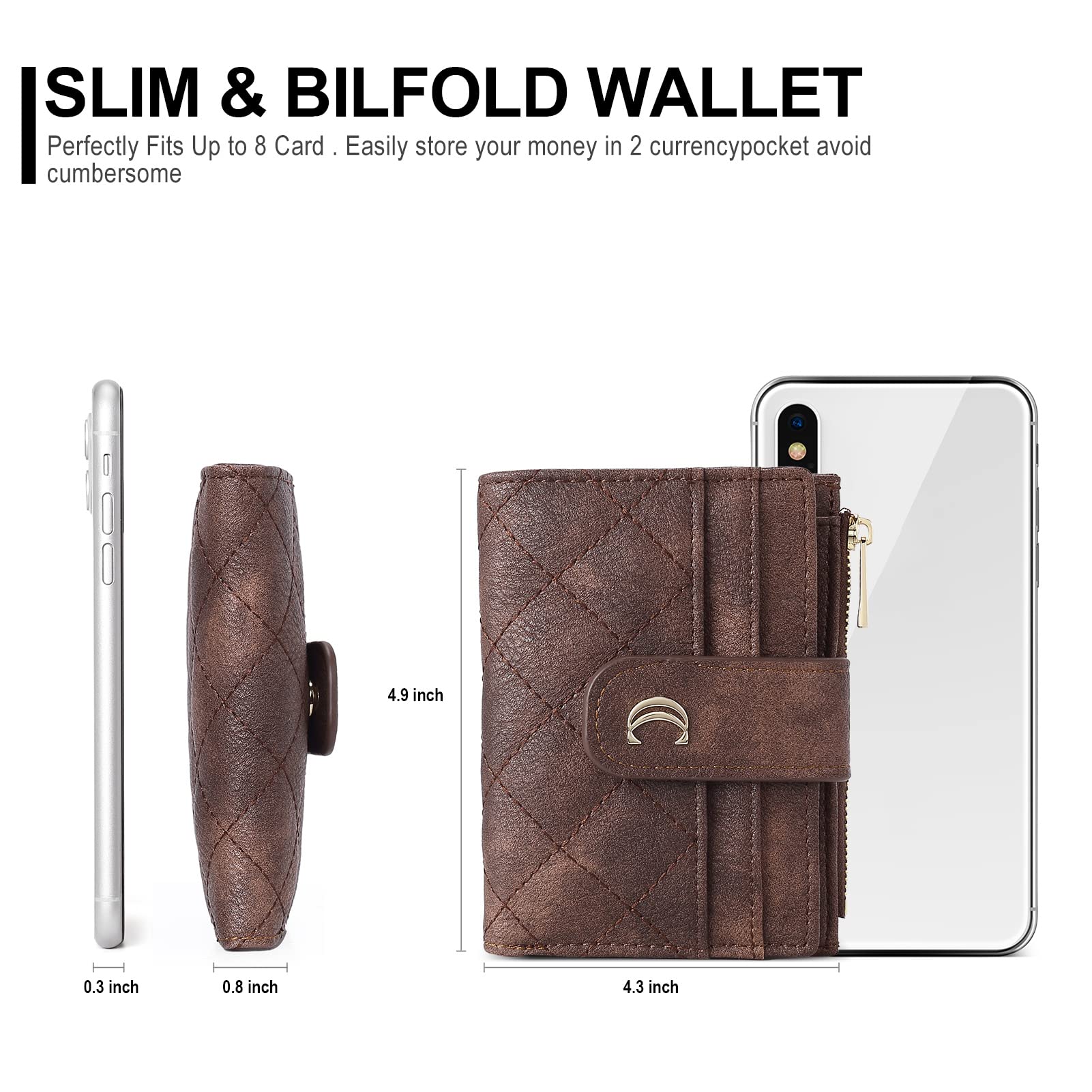 CLUCI Women Crossbody Purses Bundles with Women Wallet