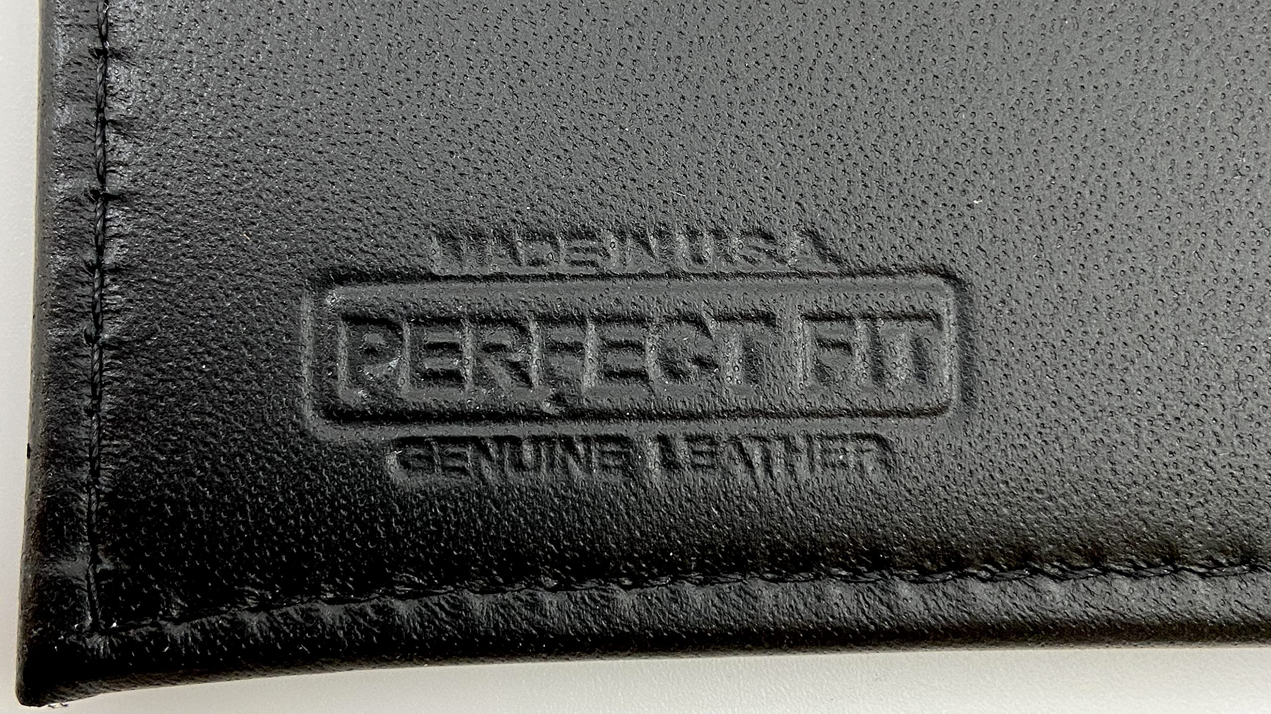 Perfect Fit Shield Wallets 7 Point Star Hidden Badge Wallet Leather Black (Cutout PF-33) Fits for Blackinton B447 Seven-Point Star
