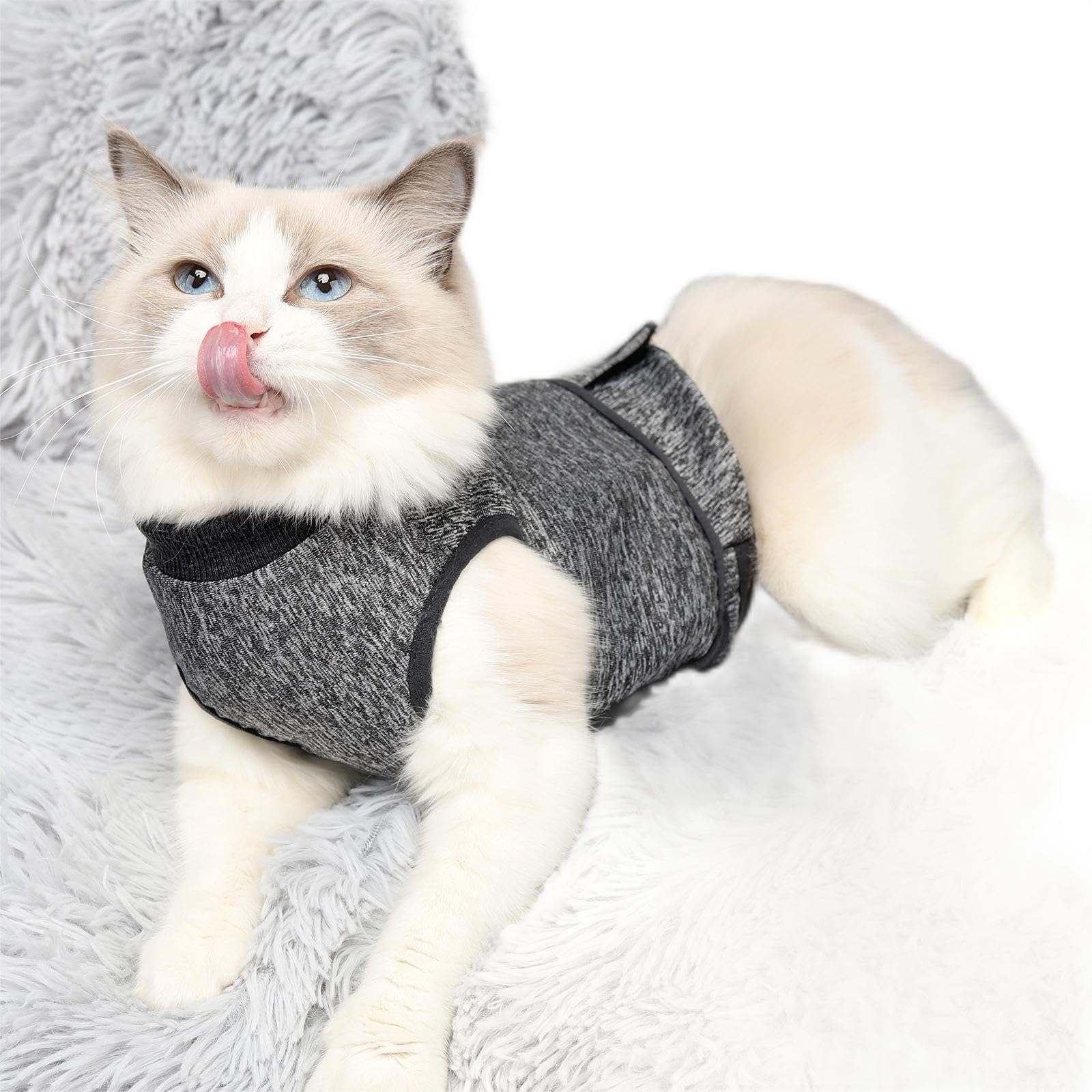 DDFS Comfort Cat Anxiety Relief Coat Warm Clothes Anti-Scare Emotional Calming Clothes