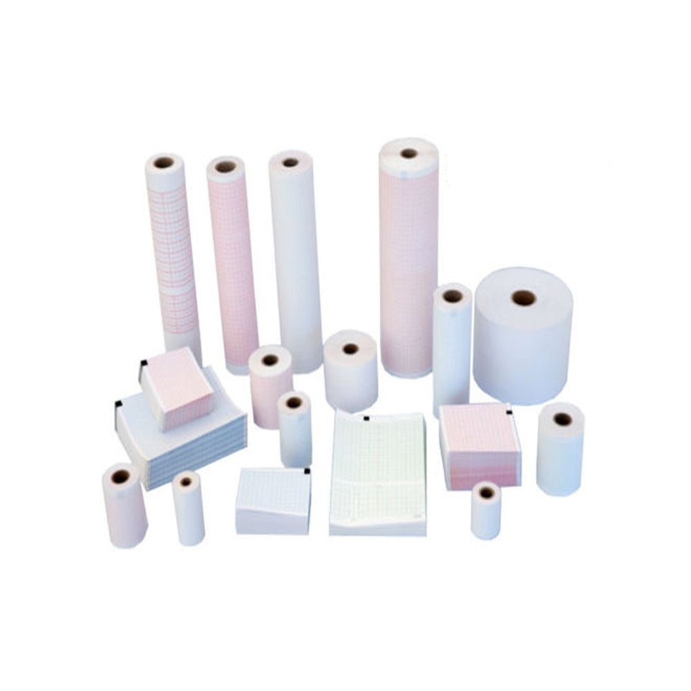 ECG EKG Paper Welch Allyn 94002-000 / Schiller 2157-017A Compatible with at-2 Thermal Recording Sheets 3 Packs per Case
