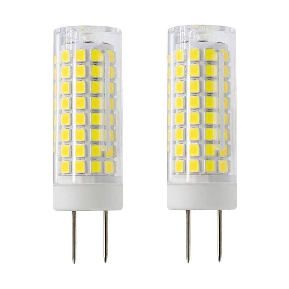 ZSCBBKJ G8 Non-Dimmable Bi-Pin Base LED Bulb,75W Halogen Bulb Replacement,Daylight White 6000K,8W,AC 110V,750LM(4 Pack