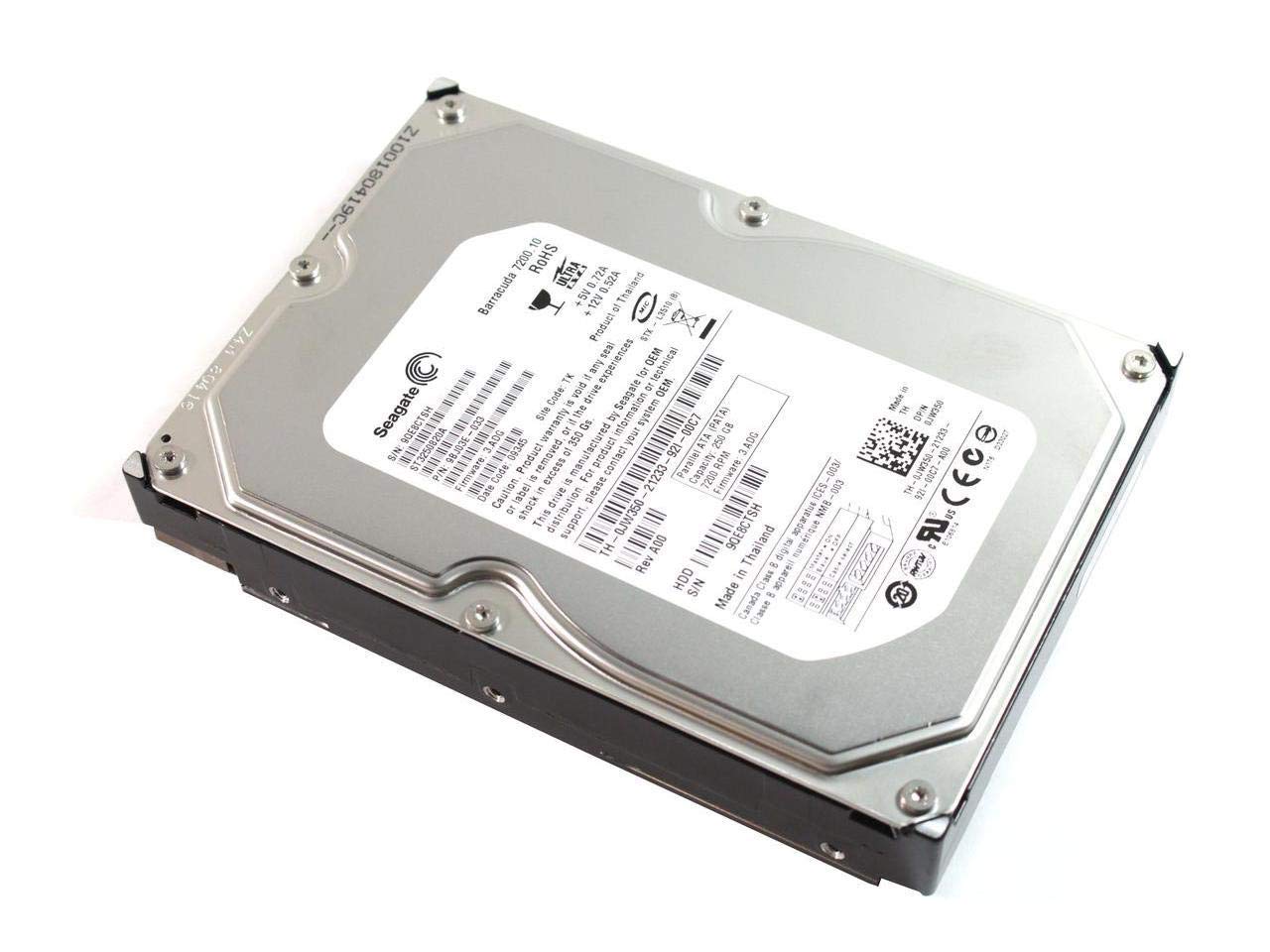 Seagate Barracuda 7200.10 Hard Drive - 250GB, Ultra ATA/100, 3.5", 8MB, 7200RPM - Internal Hard Drive