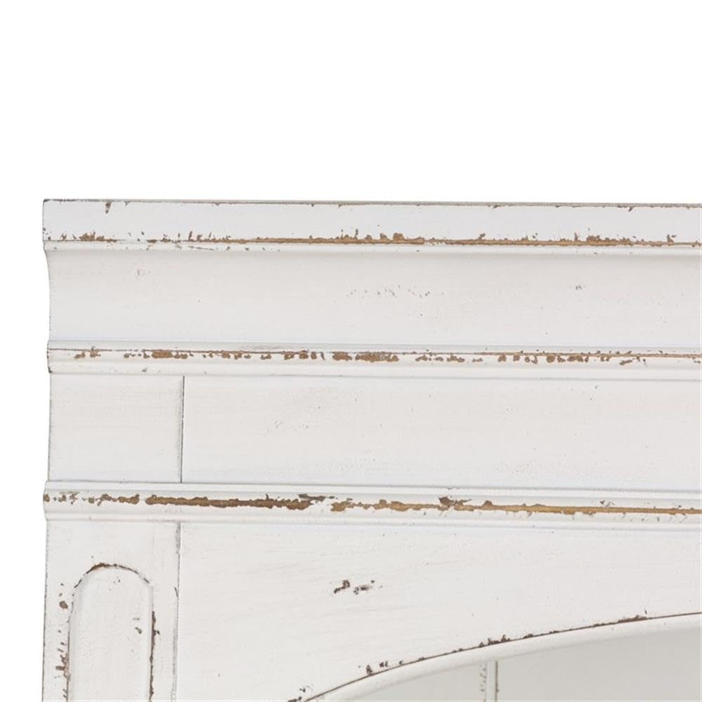Liberty Furniture INDUSTRIES Magnolia Manor Bunching Bookcase, W32 x D15 x H78, White