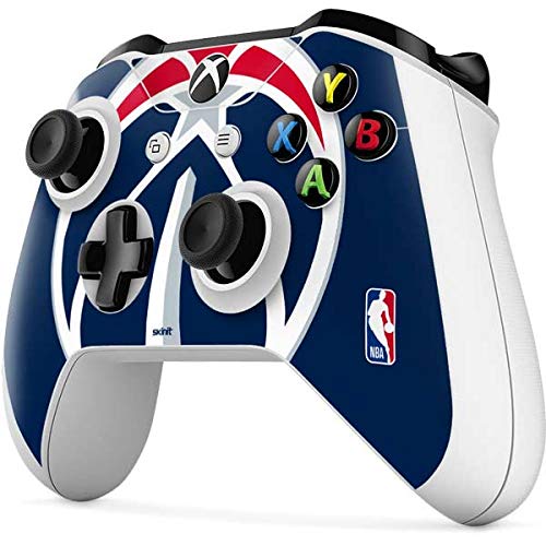 Skinit Decal Gaming Skin Compatible with Xbox One S Controller - Officially Licensed NBA Washington Wizards Large Logo Design