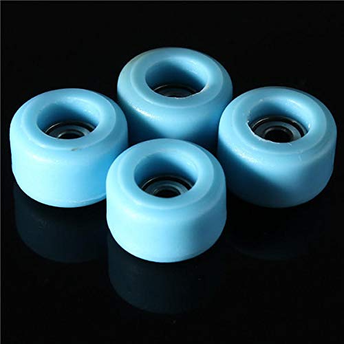 By CHILUVU - 4pcs Fingerboard Urethane Bearing Wheels Set For Wooden Fingerboard - Mechanical Parts