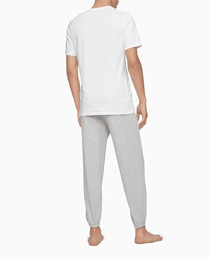 Calvin Klein Underwear Cotton Classics Multipack Short Sleeve V-Neck Slim Fit White MD