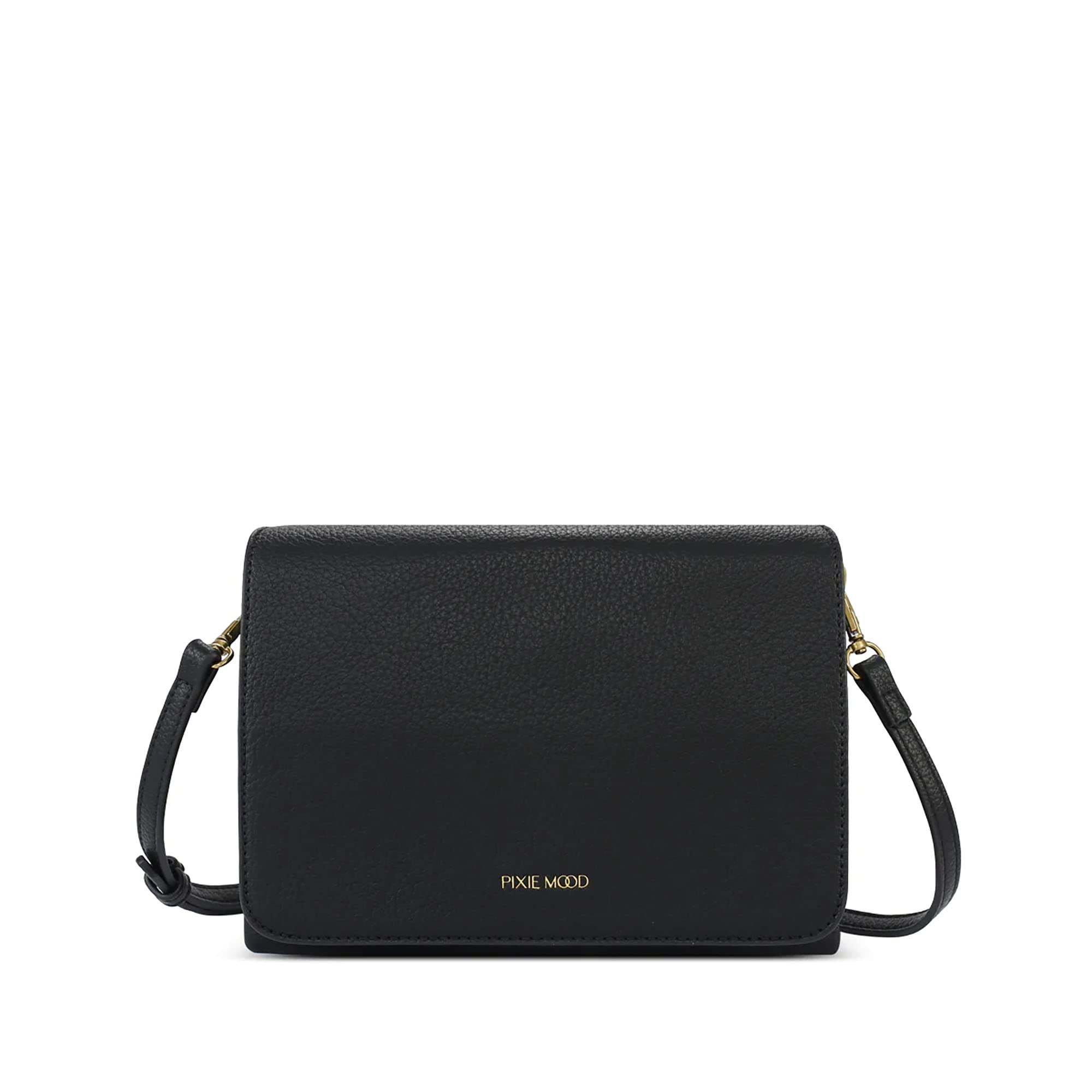 Pixie Mood Gianna 8.5 x 6.5 Vegan Leather Crossbody Bag, Desert Clay