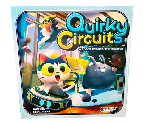 Plaid Hat Games Quirky Circuits: Penny and Gizmo's Snow Day – Cooperative Robot Programming Game for 2-4 Players, Ages 8+