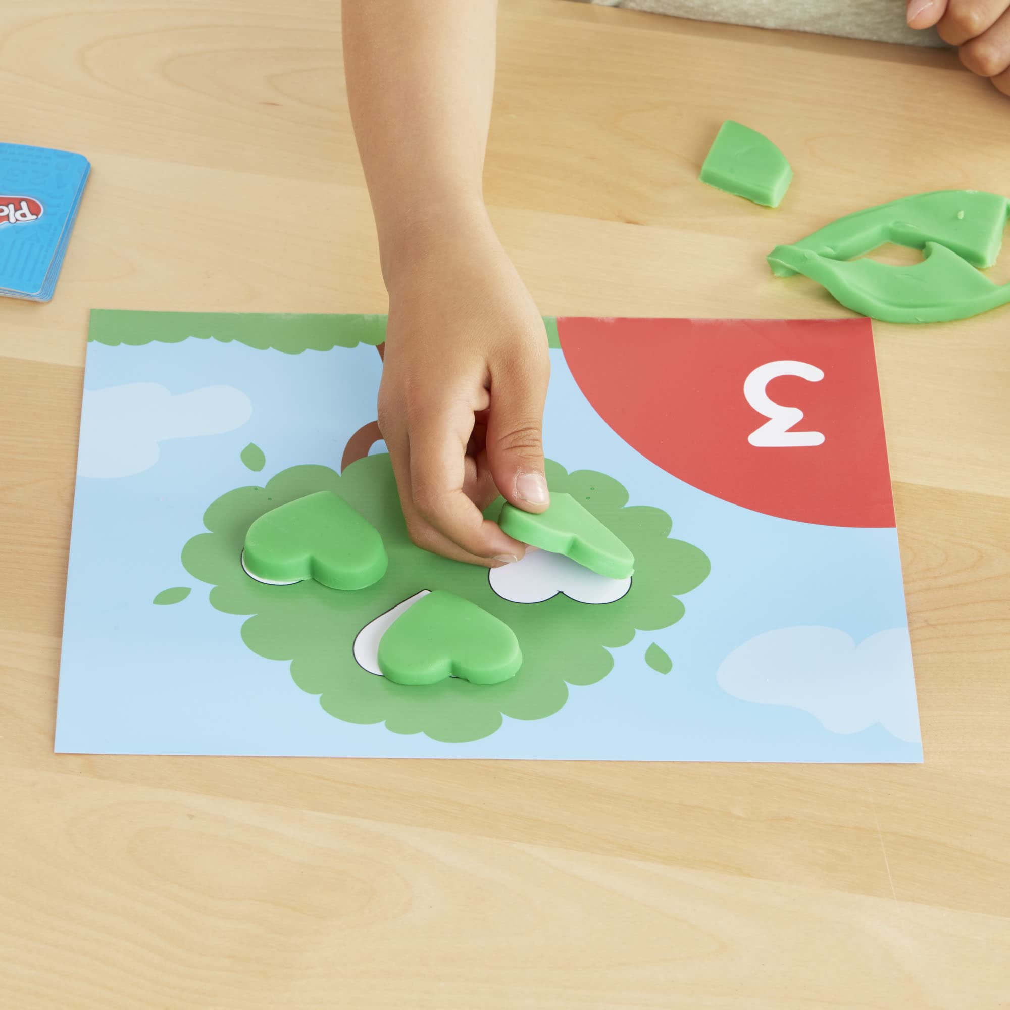 Play-Doh Create & Count Numbers Playset with 6 Double-Sided Playmats, 10 Counting Flashcards & 6 Cans, Back to School Classroom Supplies, Preschool Toys, Ages 2+ (Amazon Exclusive)