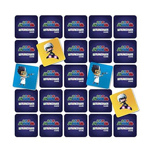 PJ Masks Hasbro Gaming Matching Game for Kids Ages 3 and Up, Fun Preschool Memory Game for 1+ Players