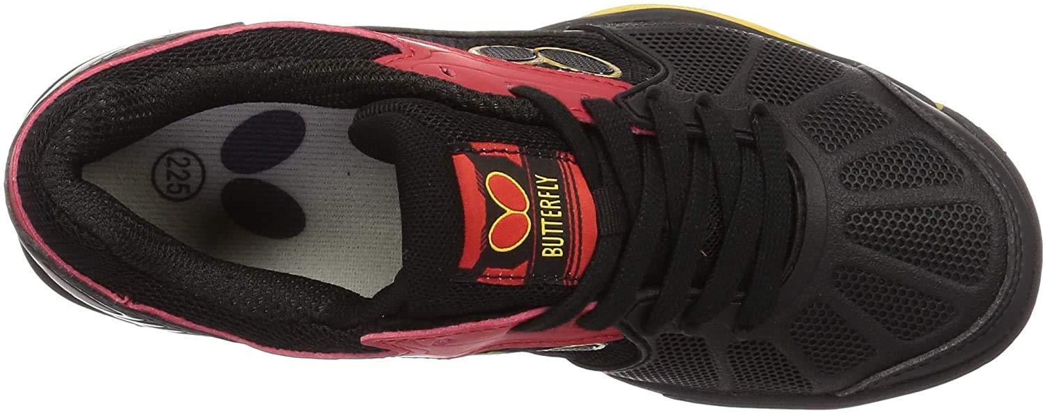 Butterfly Men's Athletic Sneaker, Black, 10.5
